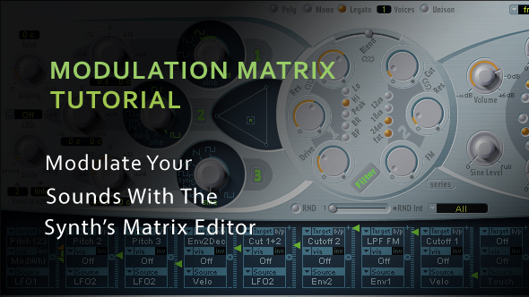 Modulate Your Sounds With The Synth Matrix - Logic Pro ES2