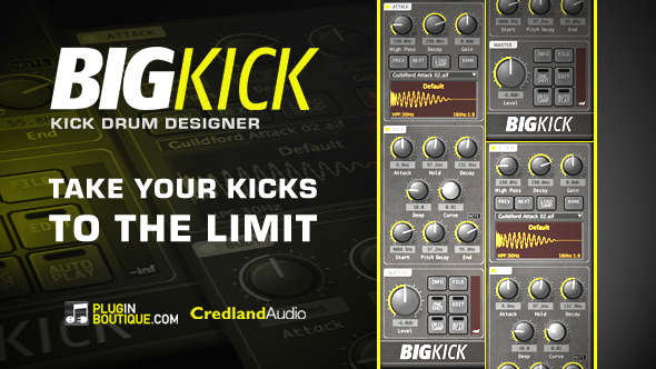 Plugin Boutique Releases The "Big Kick" Kick Enhancer Plugin