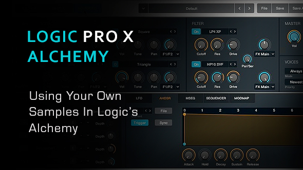 Using Your Own Samples in Logic Pro X Alchemy
