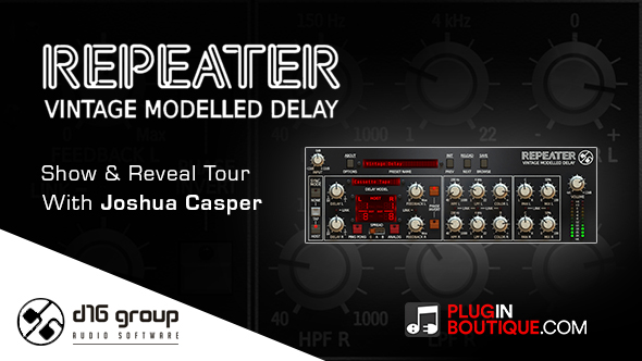 Repeater Vintage Modelled Delay Plugin - Show & Reveal Tour