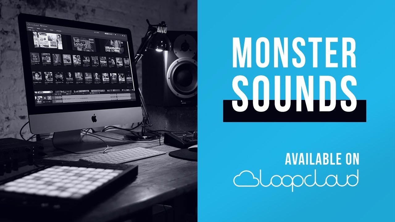 Monster Sounds now available on Loopcloud