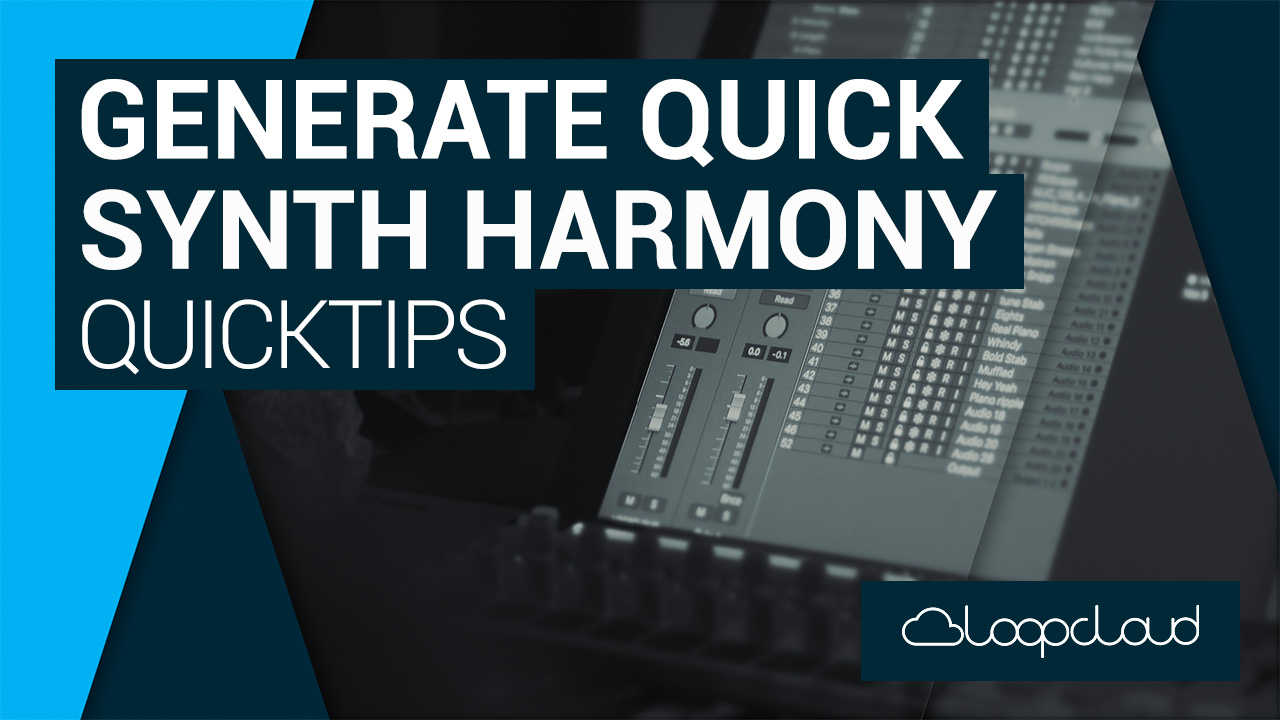 Generate Instant Synth Harmony - Loopcloud Quick Tip Tutorial