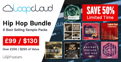 Crunchy Hip Hop Breaks, Urban Loops, Hip Hop Sounds, Loopcloud Bundle