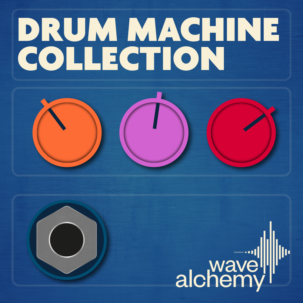 Drum Machine Collection, Analogue Drums Sample CD, Groovebox Samples,