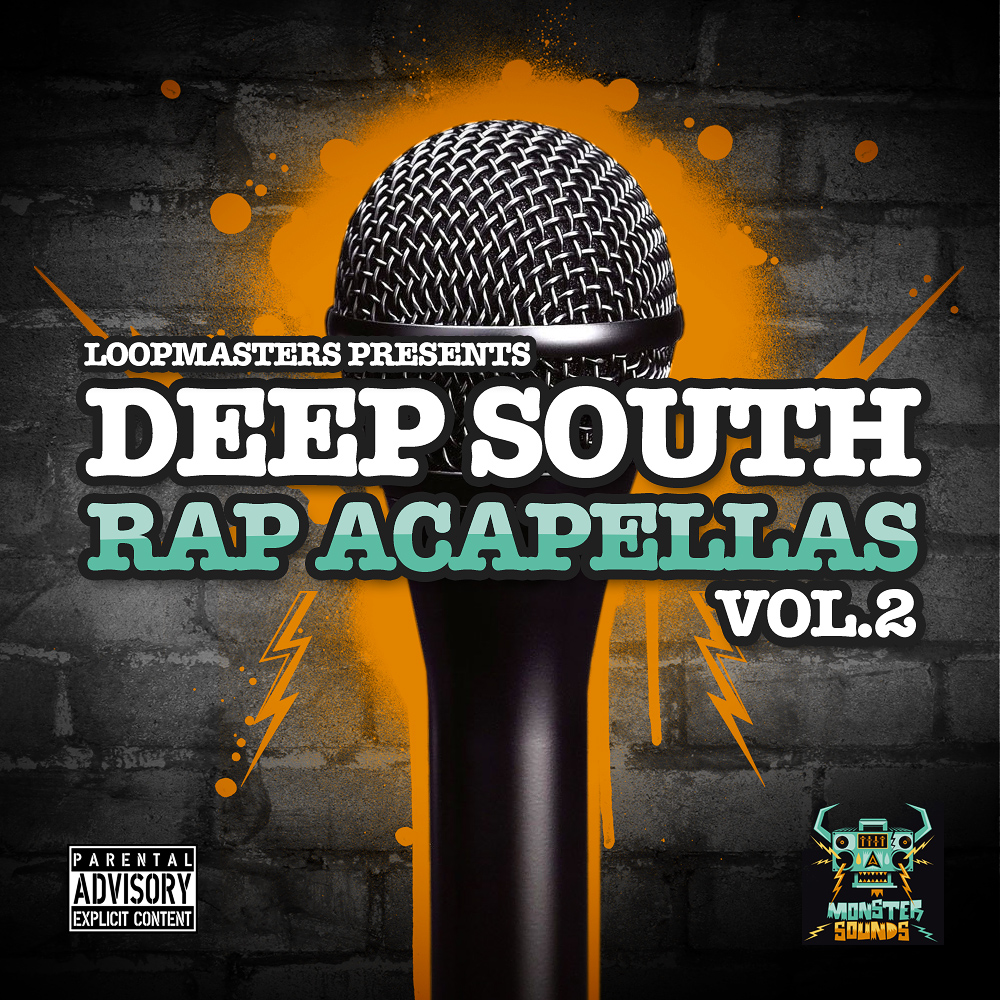 Deep South Rap Acapellas Vol. 2, Rap Acapellas Sample CD, Rap Vocal