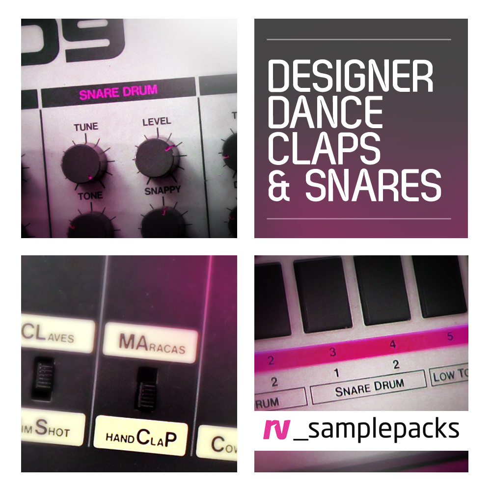 Snare Samples, Designer Dance Claps Snares & Stax, Clap Sounds, Snare