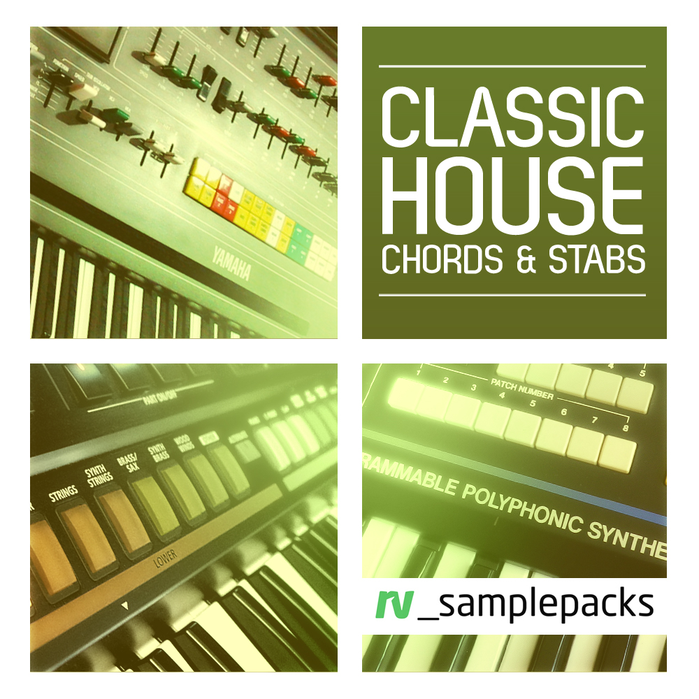 Classic House Stab Sounds, Deep House Chord Samples, Vintage String