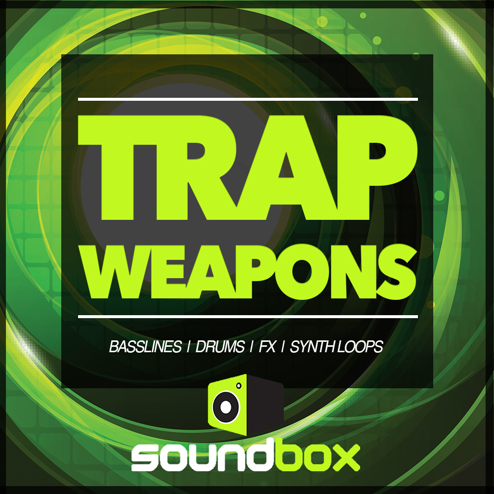 Trap Weapons Sample Pack, Urban Loops, Hip Hop Drums, Soundbox