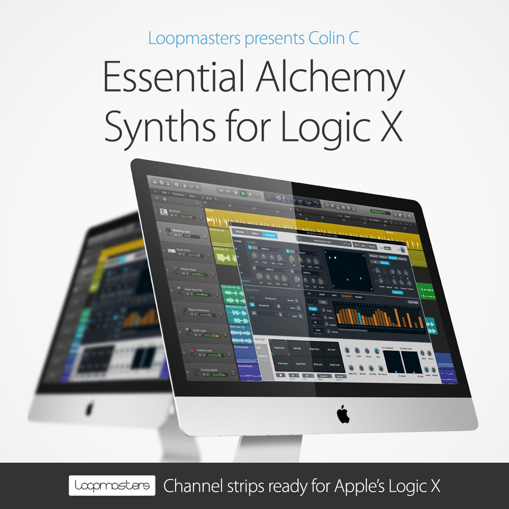 Royalty Free Alchemy Presets, Logic Pro X Channel Strips, Analog Synth