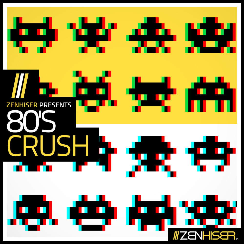 Zenhiser, 80's Crush, Synth wave Construction Kits, Miami Retro Loops,