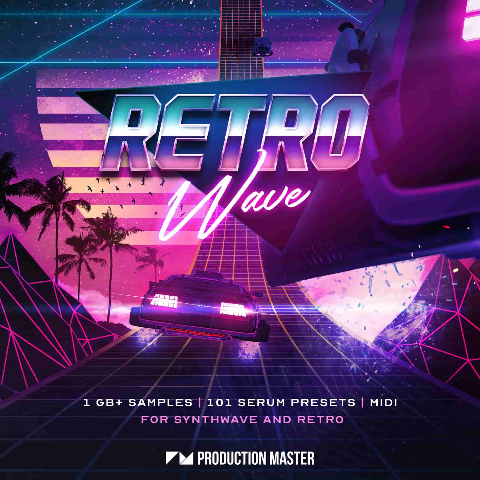 Retro Wave - Synthwave & 80s Retro, Production Master, Vintage