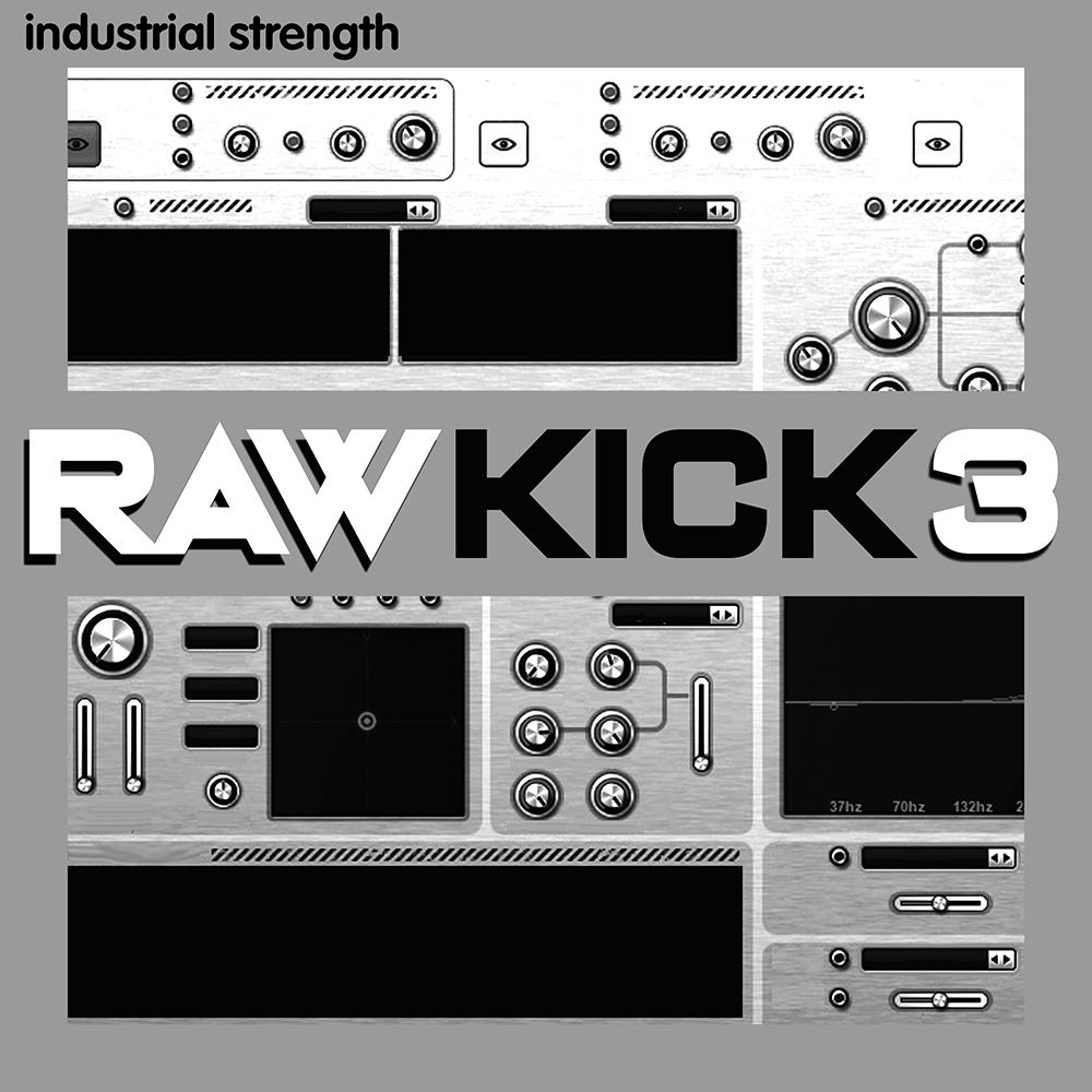 Raw Kick Sounds, Drum Presets for Hard Dance, Hard Techno Kicks, Kick