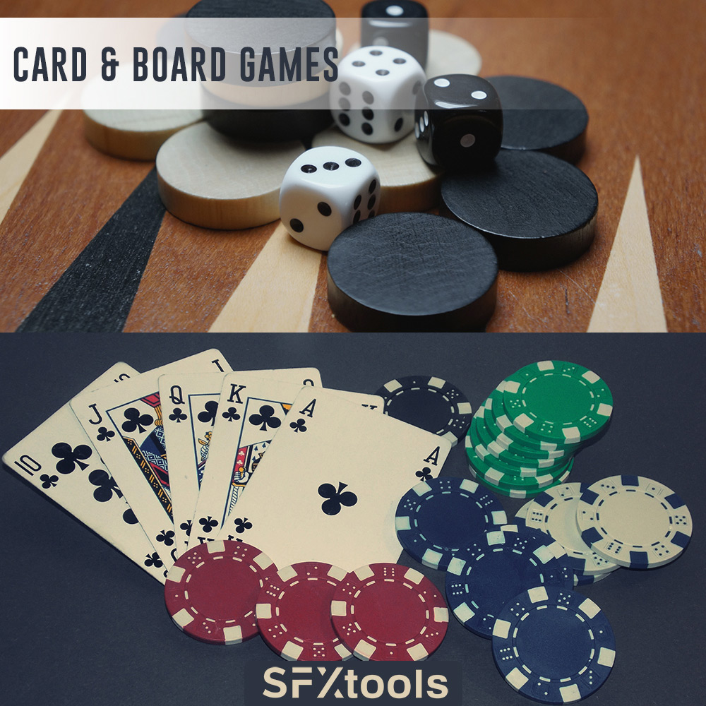 Card Game SFX, Board Game Effects, Cinematic Game SFX, Card Deal
