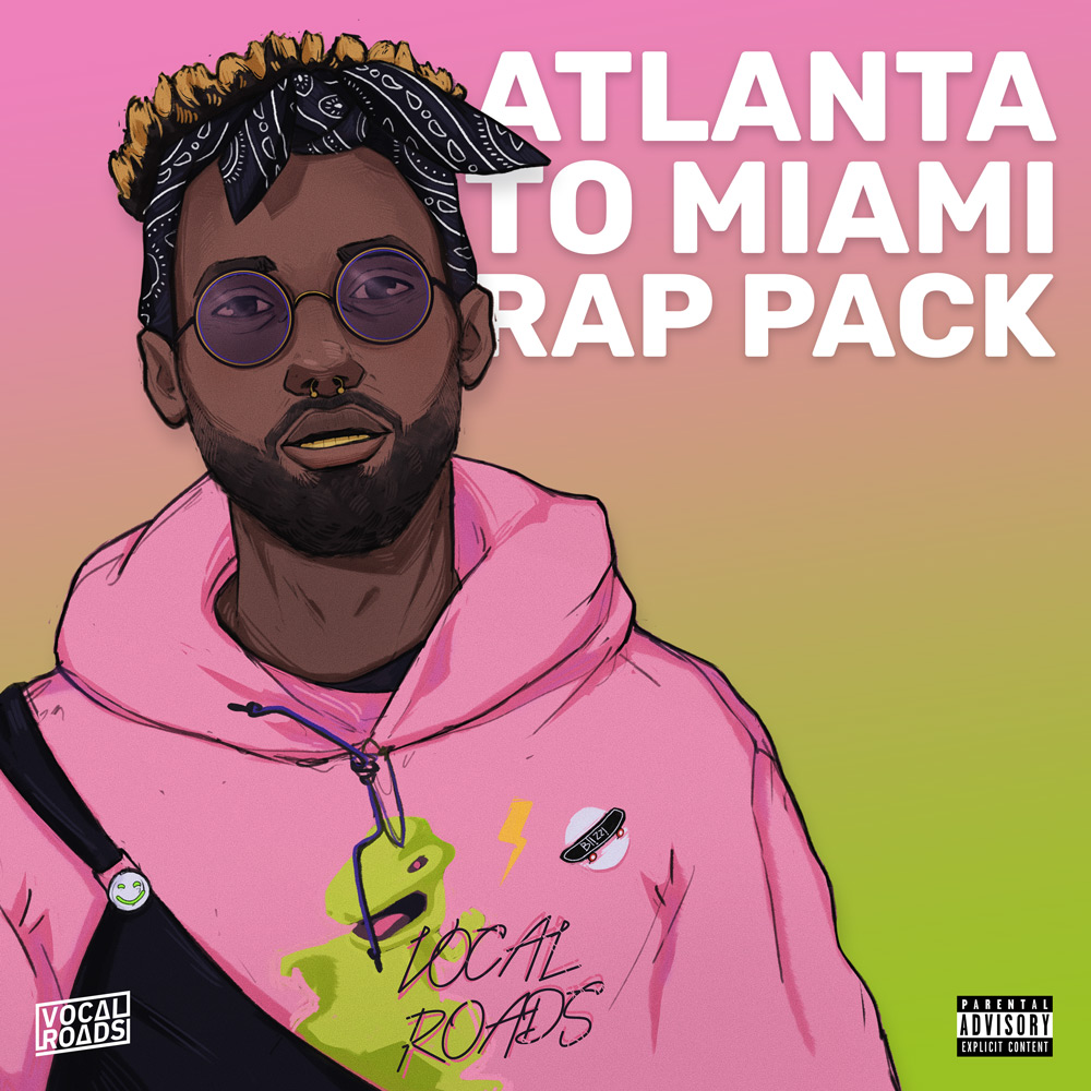 Atlanta to Miami Rap Pack, Vocal Roads Sounds, Rap Vox, Royalty Free