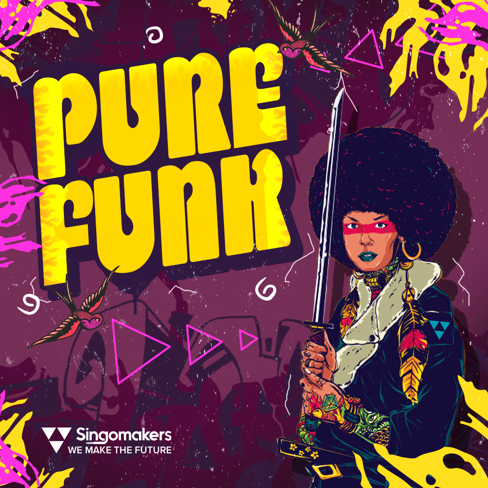 Pure Funk, Funk Instrument Samples, Live Drums for Funky House, Live