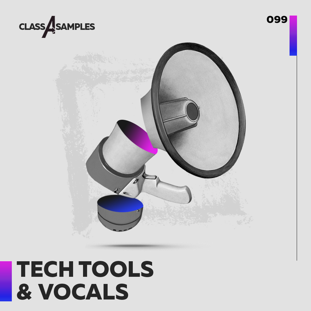 Tech Tools & Vocals, Tech House Vocal Chops, 126BPM Vocal Loops,