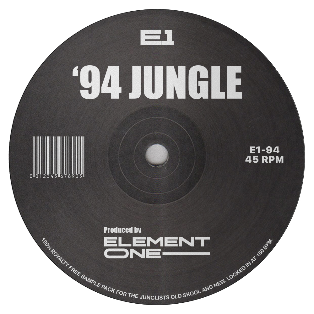 '94 Jungle, Element One, Old School Jungle Samples, DnB Drum Breaks,