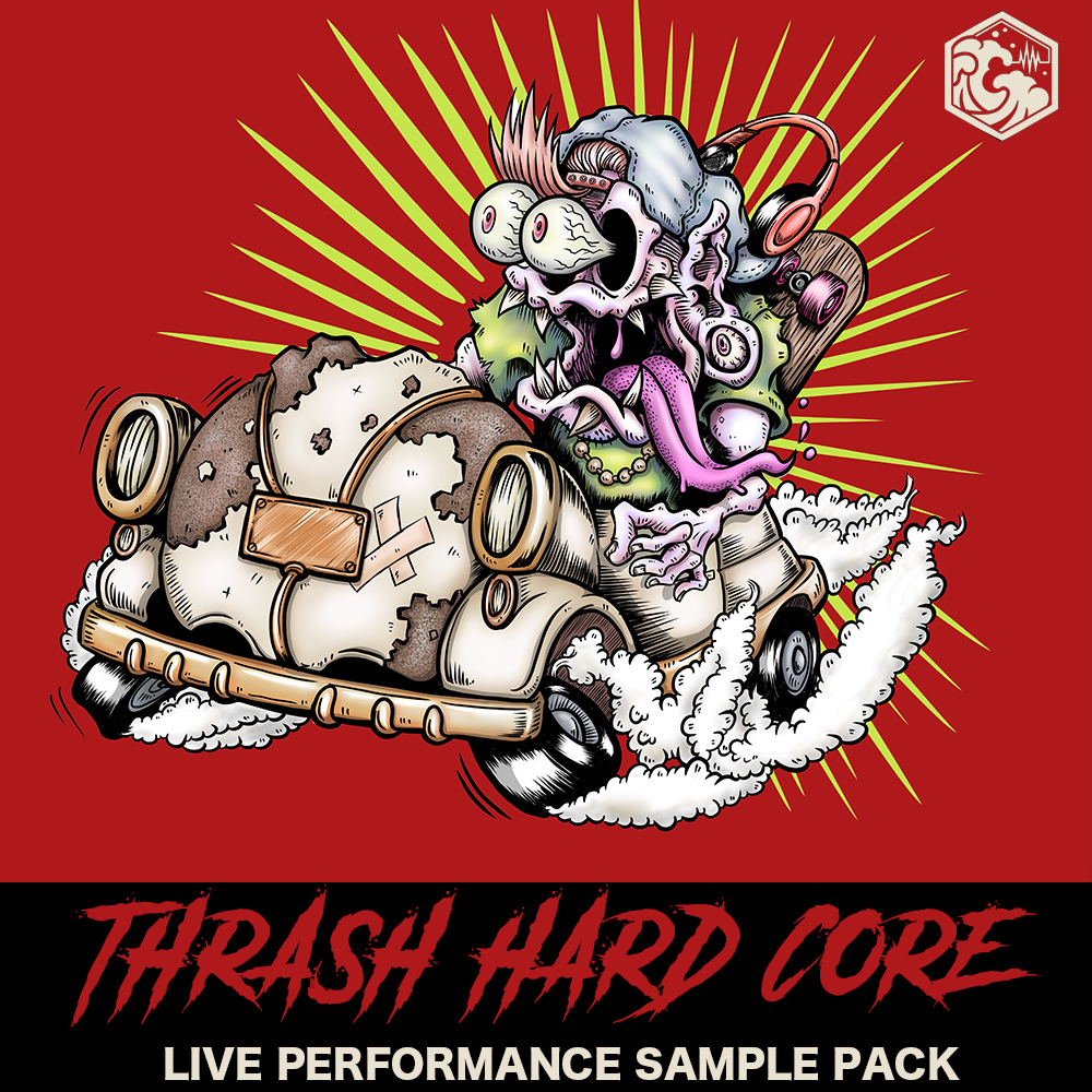 Thrash Hard Core, Tsunami Track Sounds, Heavy Metal Guitars, Rock