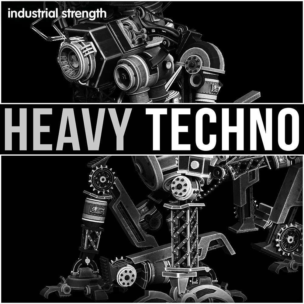 Heavy Techno, Industrial Strength Techno Sounds, Techno Loop Kits,