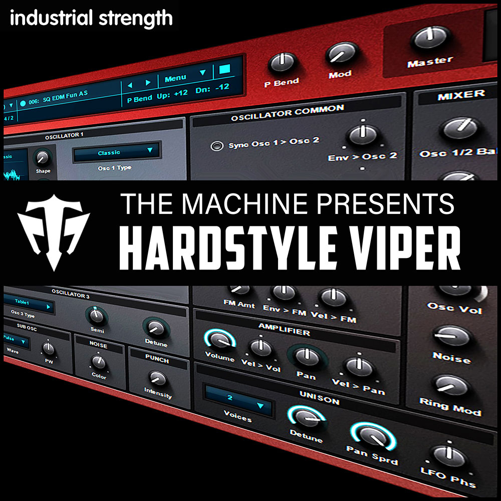 The Machine – Hardstyle Viper, Adam Szabo’s Viper Synth Presets, Hard
