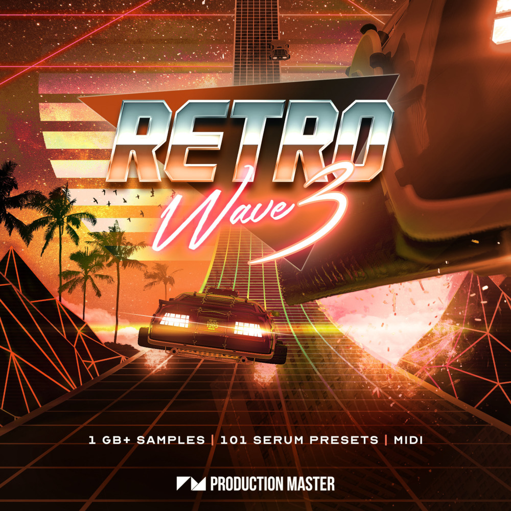 Retrowave 3, Production Master, 80s-Style Vintage Synth Loops, Classic