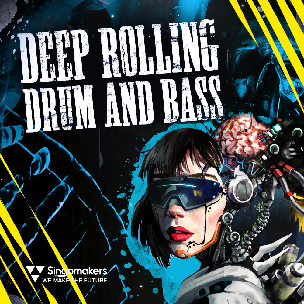 Deep Rolling DnB, Singomakers, Drum & Bass Samples, Low Rolling Synth