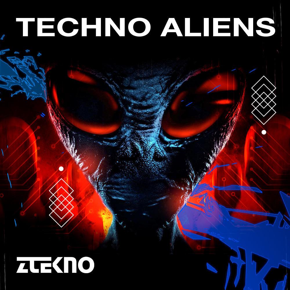 Techno Aliens, ZTEKNO, WAV Audio Samples & MIDI Files, Distorted