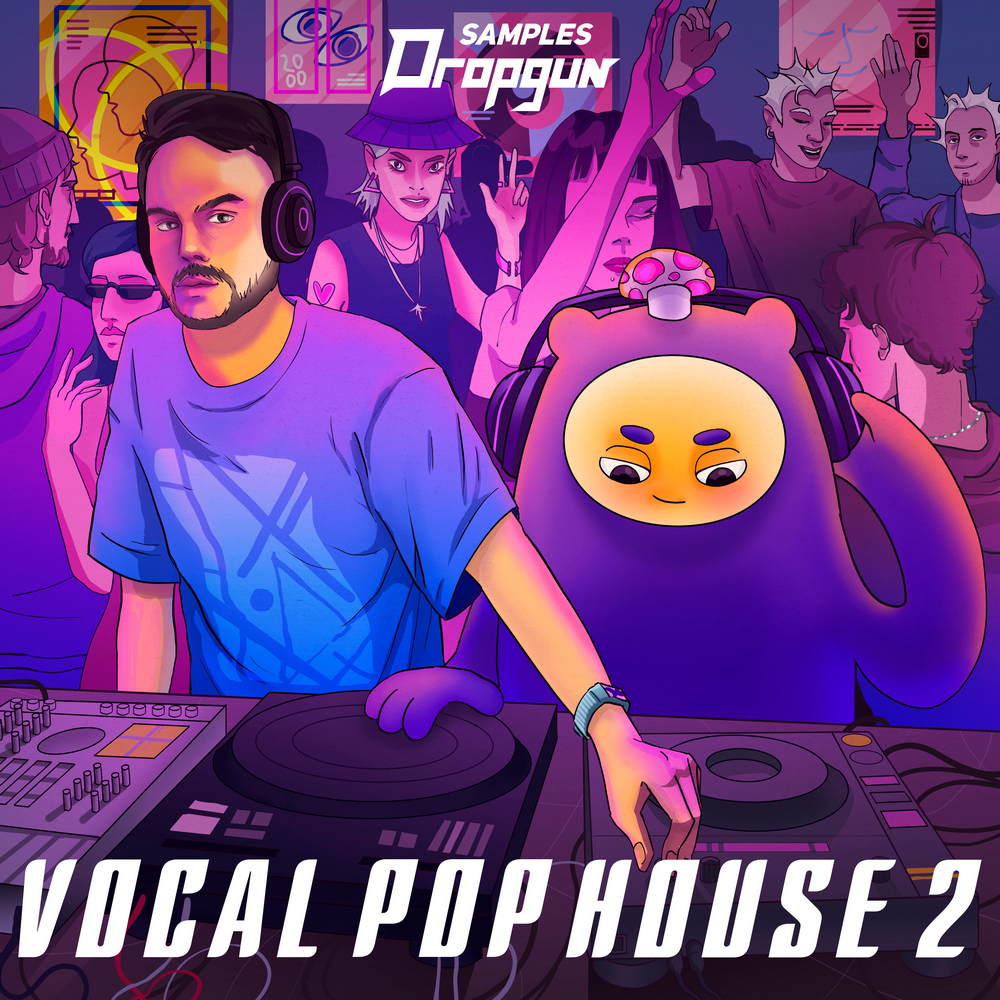 Vocal Pop House 2, Dropgun Samples, Royalty-Free Vocal Stem Loops,