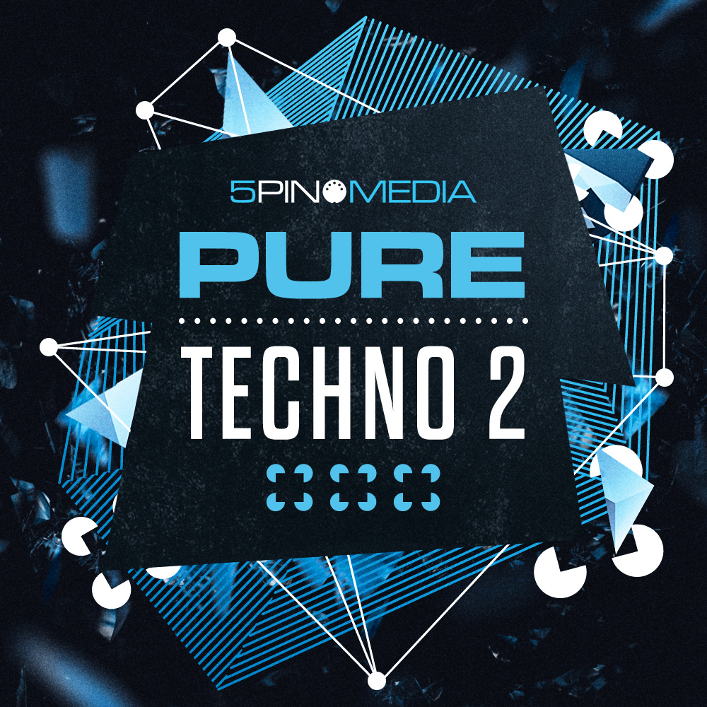 Pure Techno 2, 5Pin Media, Peak-Time Techno Samples, Royalty-Free