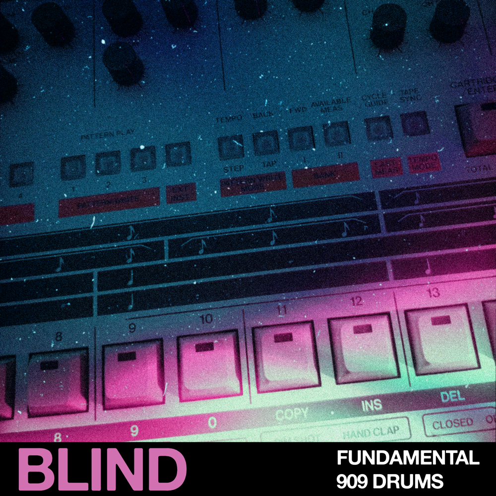 Fundamental 909 Drums, Blind Audio, Royalty-Free Samples, 909 Samples,