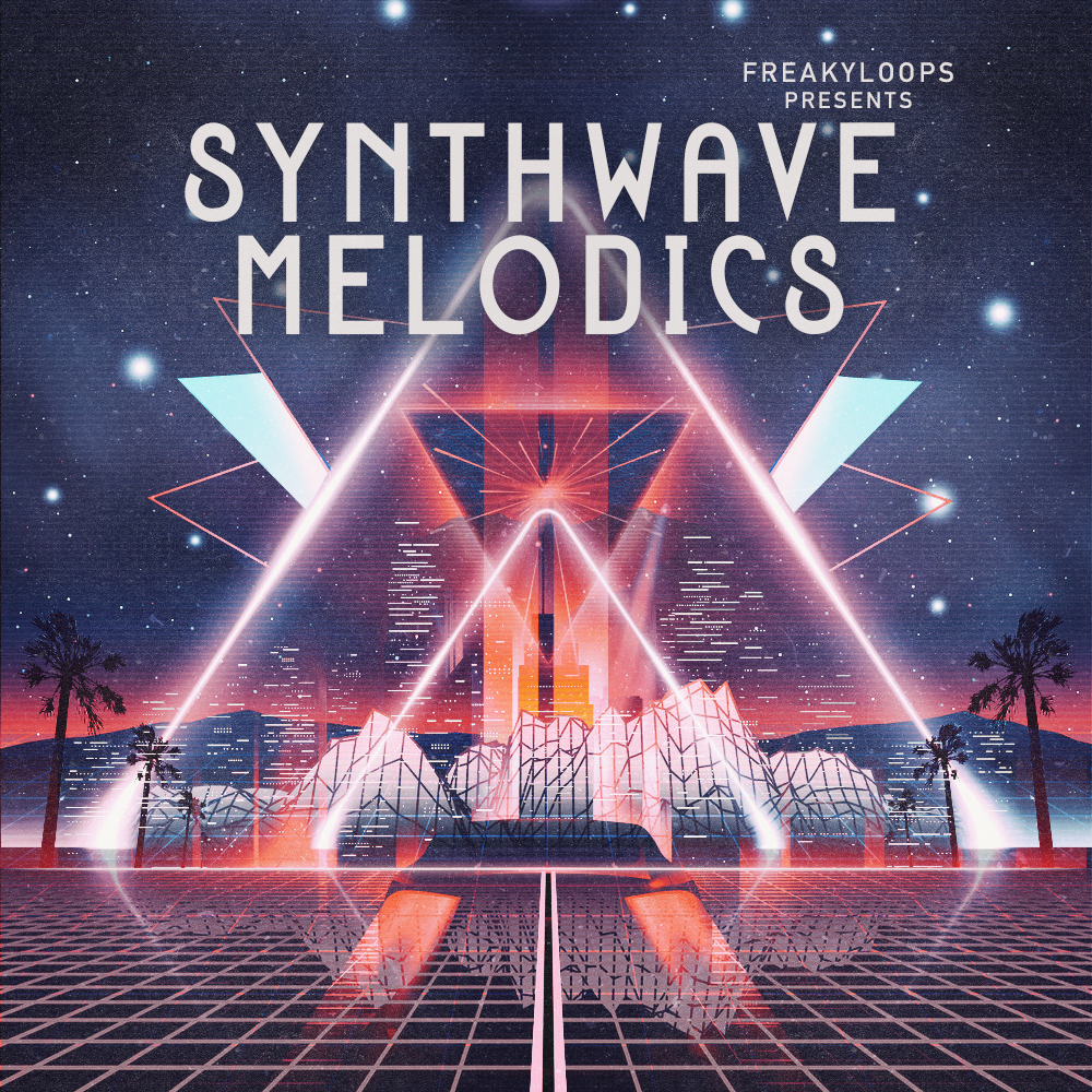 Synthwave Melodics, Freaky Loops, Royalty-Free Samples, Retrowave