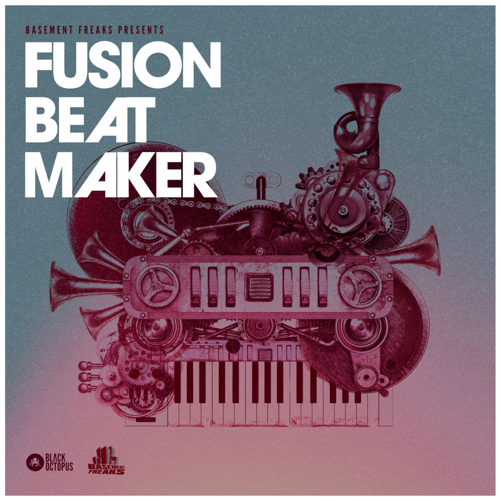Basement Freaks Presents Fusion Beatmaker, Black Octopus, Royalty-Free