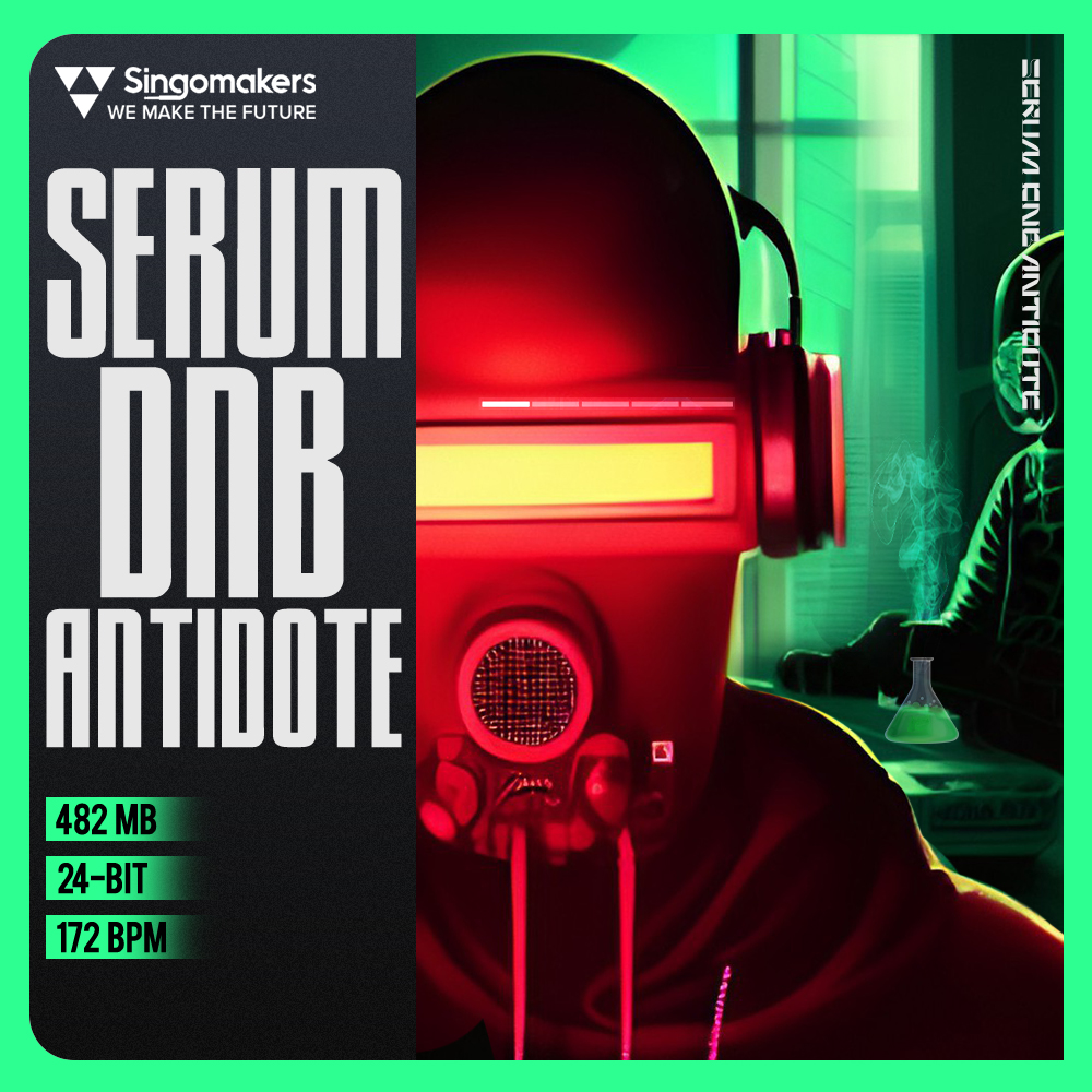 Serum DnB Antidote, Singomakers, Xfer Serum Presets, Royalty-Free