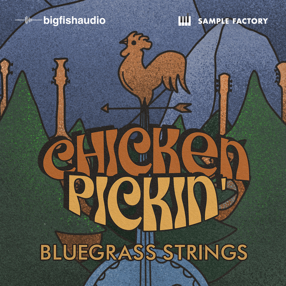 Chicken Pickin’: Bluegrass Strings, Big Fish Audio, Royalty-Free