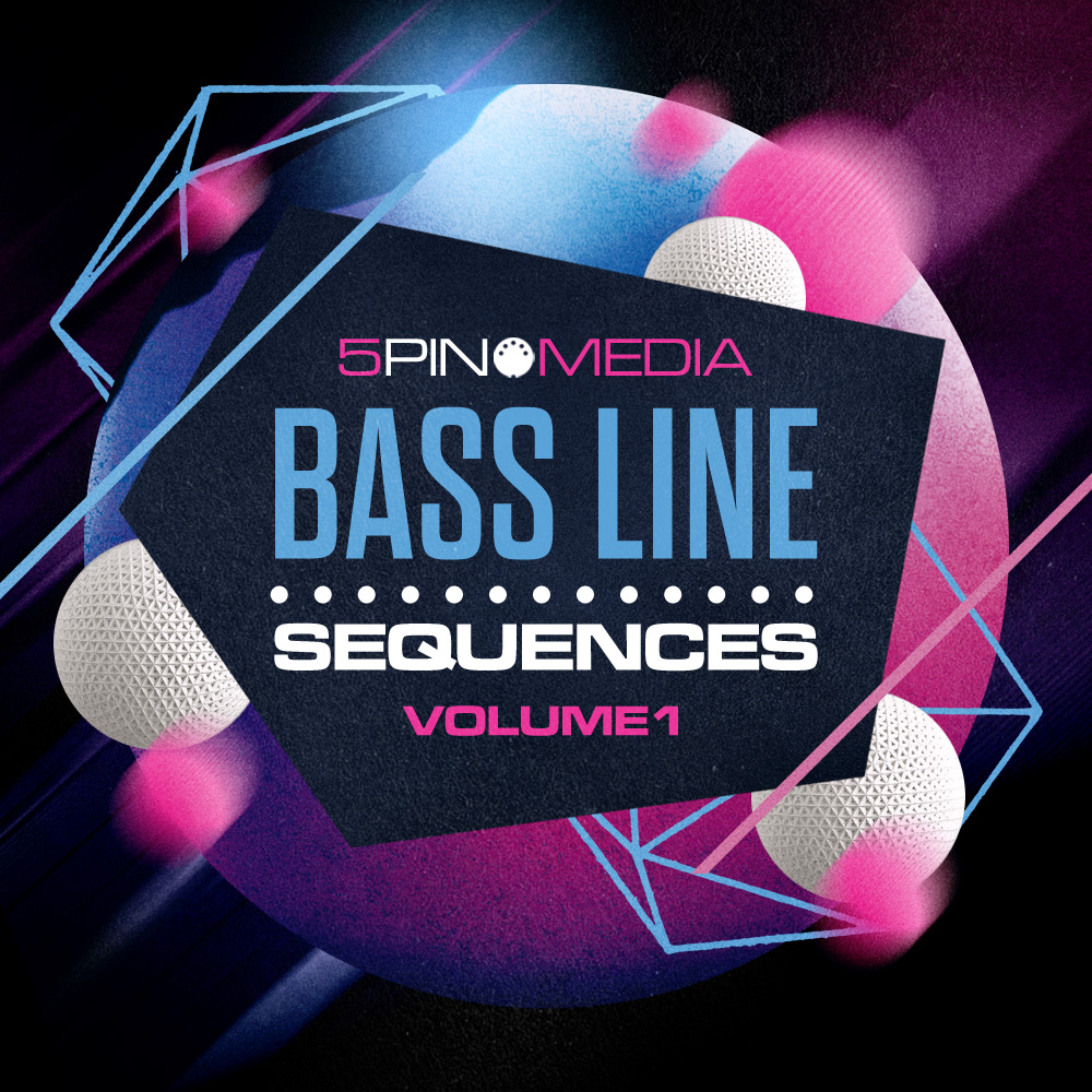 Bass Line Sequences Vol. 1, 5Pin Media, Royalty-Free Samples, Audio