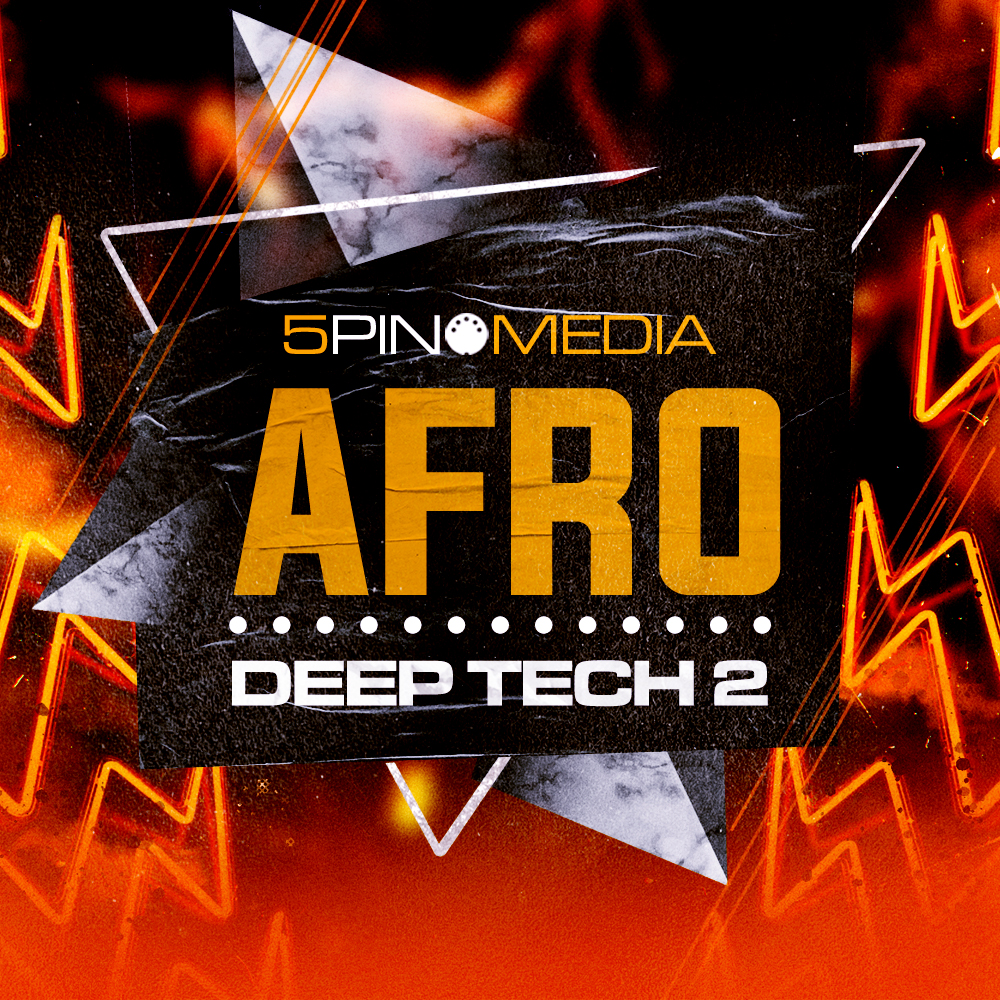Afro Deep Tech 2, 5Pin Media, Royalty-Free Samples, Ableton Drum