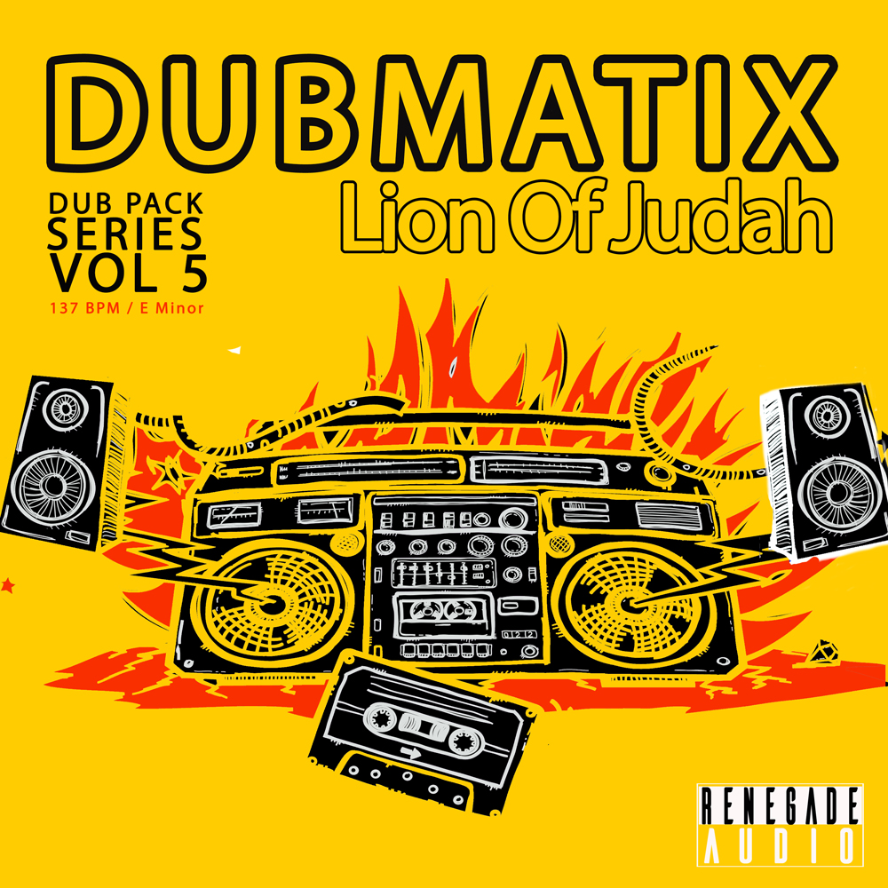 Dub Pack Series Vol 5 - Lion of Judah, Renegade Audio, Royalty-Free