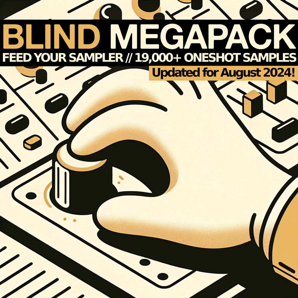 Feed Your Sampler: One-Shot Megapack, Blind Audio, Royalty-Free