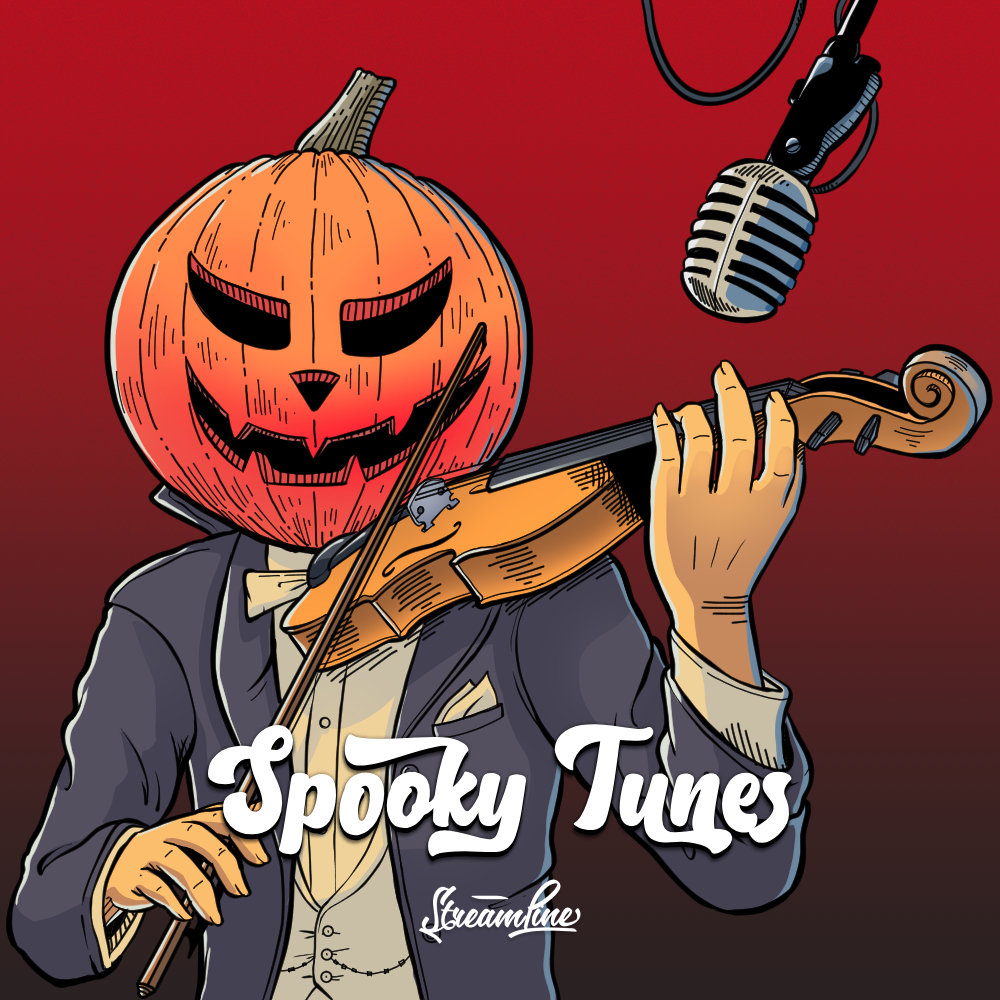 Spooky Tunes, Streamline Samples, Royalty-Free Samples, Copyright Free