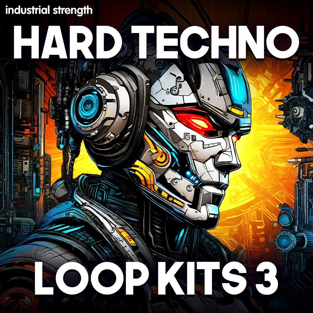 Hard Techno Loop Kits 3, Industrial Strength, Royalty-Free Samples,