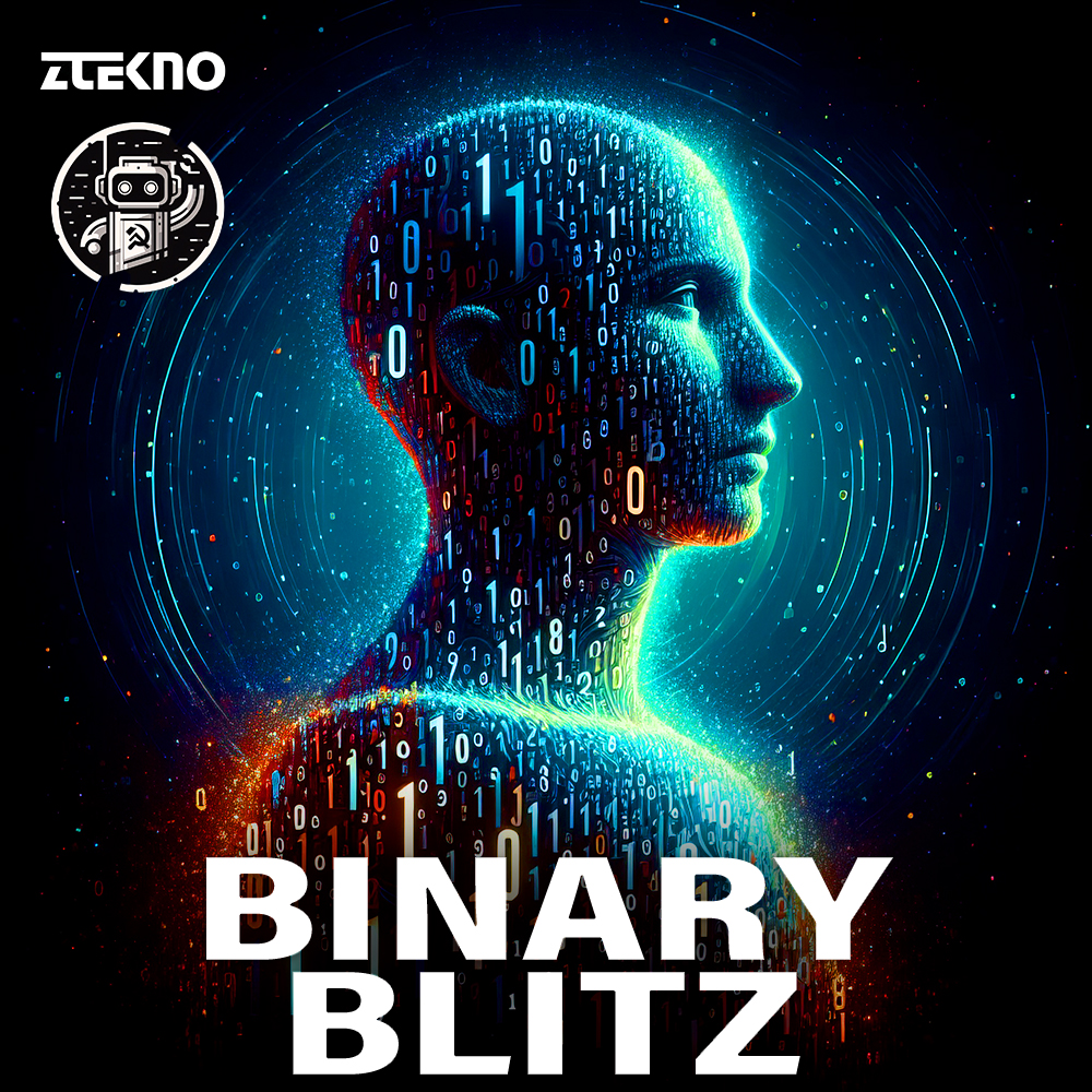 Binary Blitz, ZTEKNO, Royalty-Free Samples, Copyright Free Sounds, 303