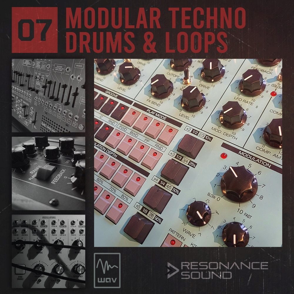 Modular Techno Drums & Loops, Resonance Sound, Royalty-Free Samples,