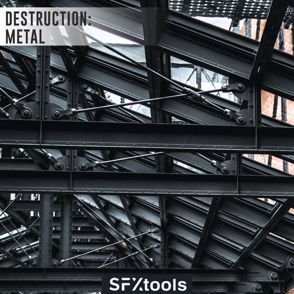 Destruction: Metal, SFXtools, Royalty-Free Samples, Cinematic Sound
