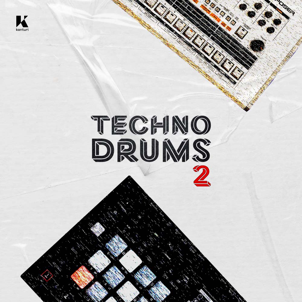Konturi - Techno Drums 2, Analog Drum Samples, Royalty-free Techno
