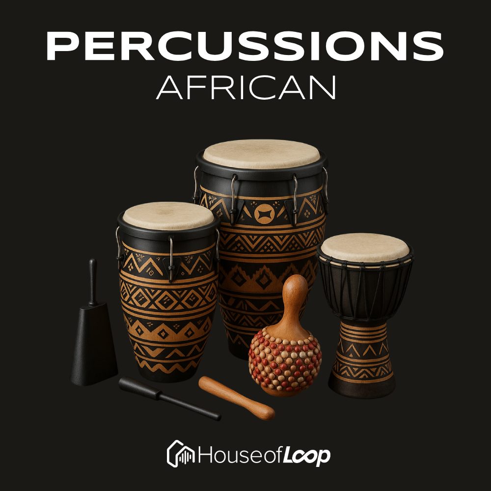 Percussions African, Berkete Loops, Chekere Loops, Ekpiri Loops,