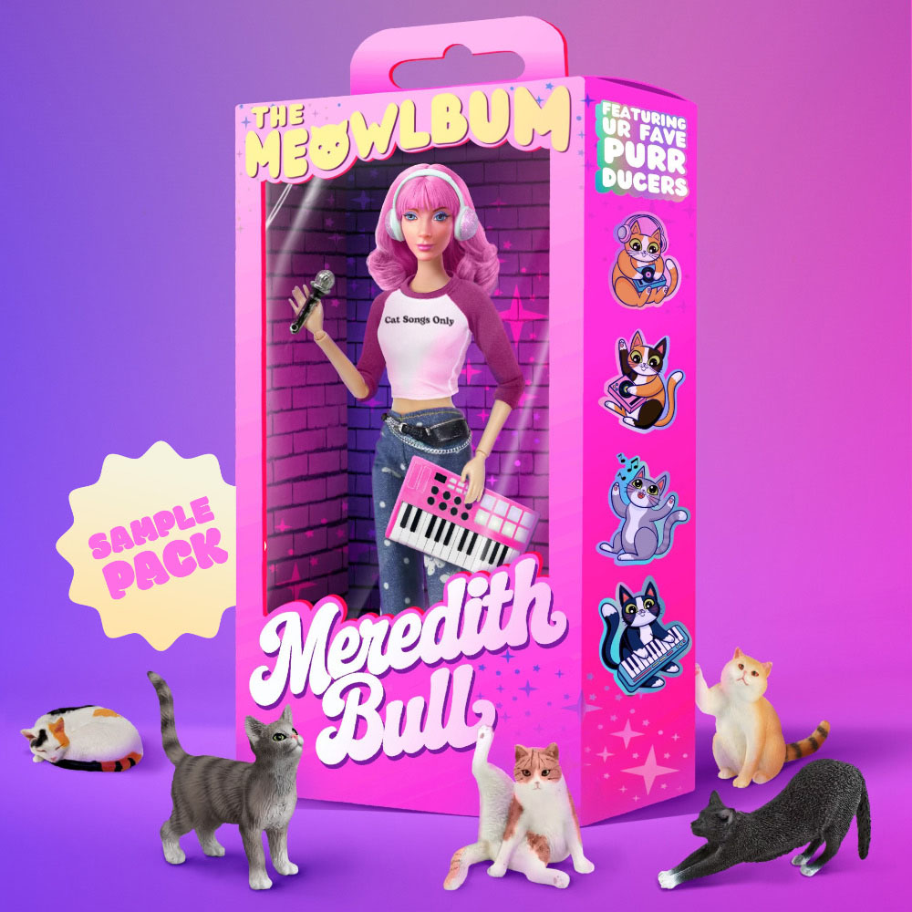 Meredith Bull - Meowlbum Sample Pack, Pop Production Kits, Black