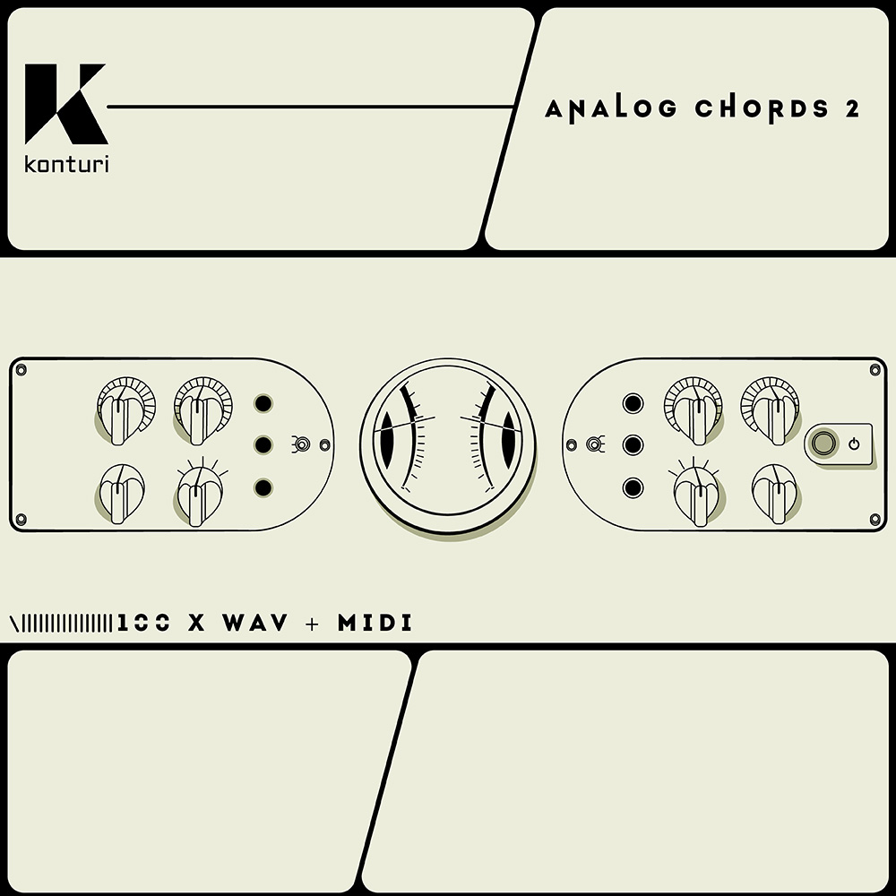 Analog Chords 2, Minimal Techno Chord Samples, Analog Synth Loops,