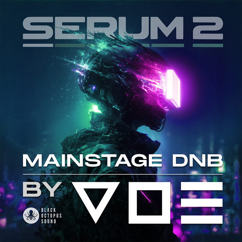 Mainstage DnB by V O E, Black Octopus Samples, Drum and Bass Presets,