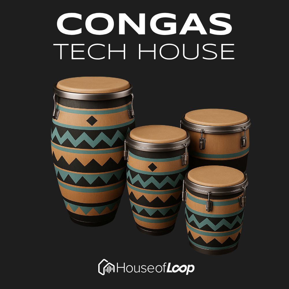 Congas Tech House, Conga Loops, Live Conga Samples, Conga Fills, Tech