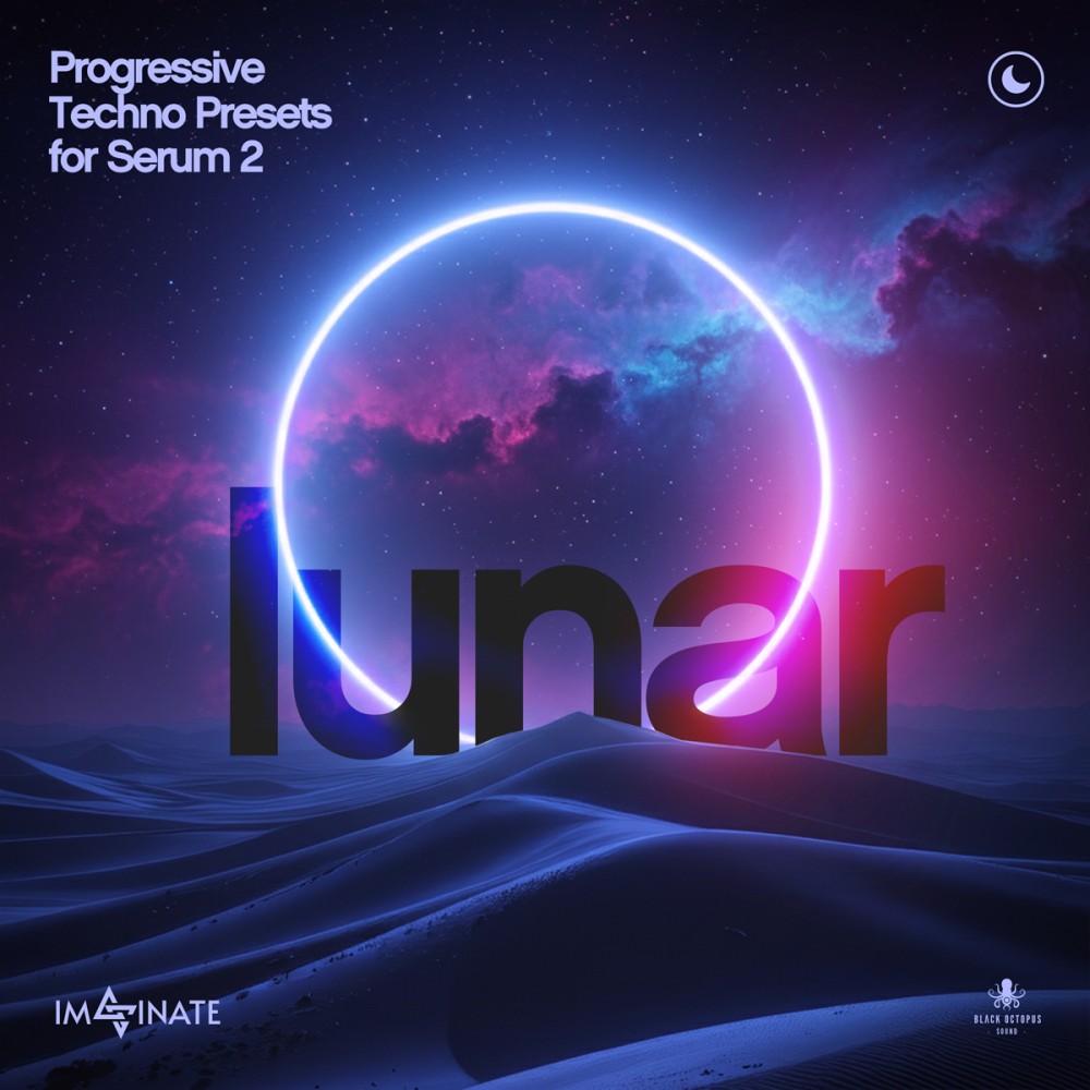 Lunar - Progressive Techno Presets for Serum 2 by Imaginate, Black